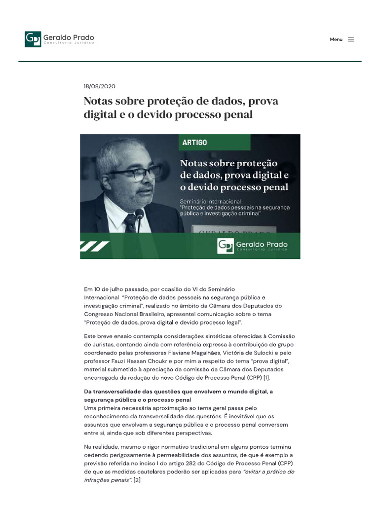 Provas Digitais | PDF