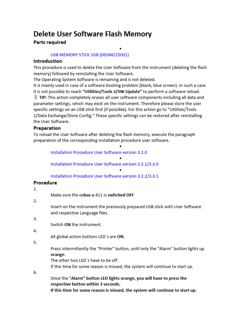 Delete User Software Flash Memory | PDF | Usb Flash Drive | Operating ...