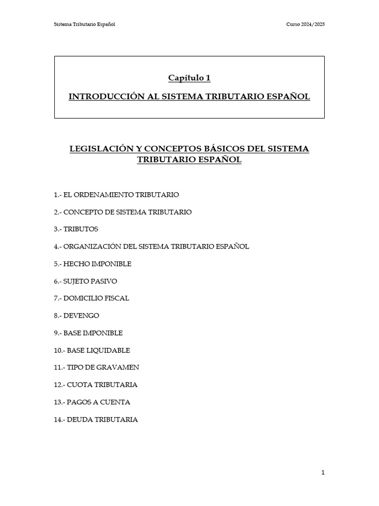 2025 Esquema Sistema Tributario | PDF | Impuestos | Economias