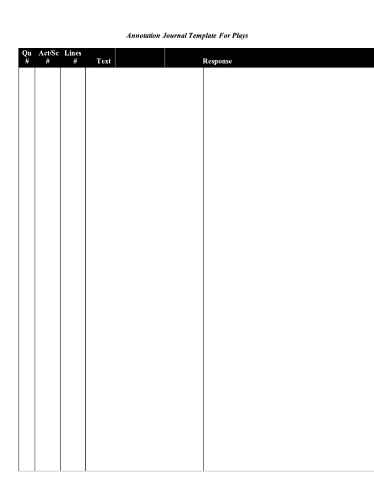Drama Annotation Journal-1 | PDF