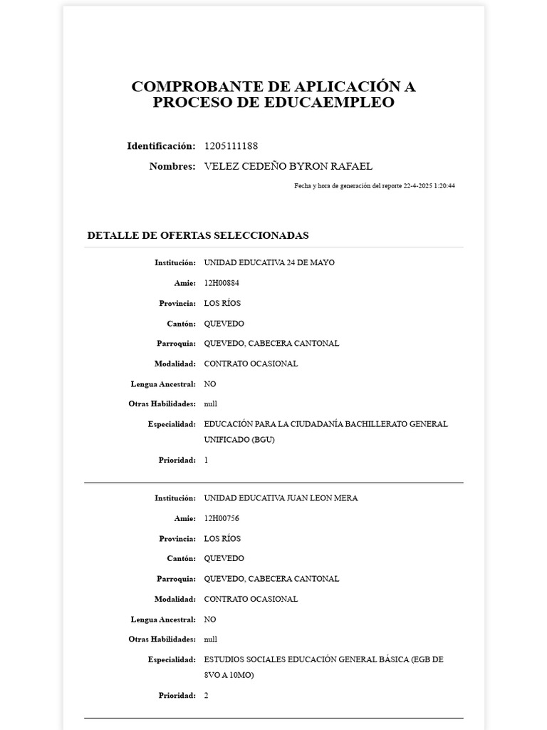 EDUCA EMPLEO BYRON 1 | PDF