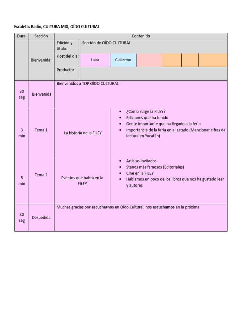 Historia y Eventos de la FILEY | PDF