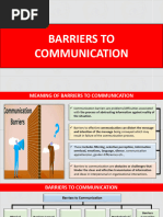 5 Major Barriers To Communication | PDF | Communication | Nonverbal Communication