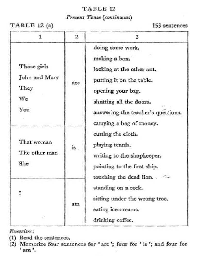 past cont exercise | PDF