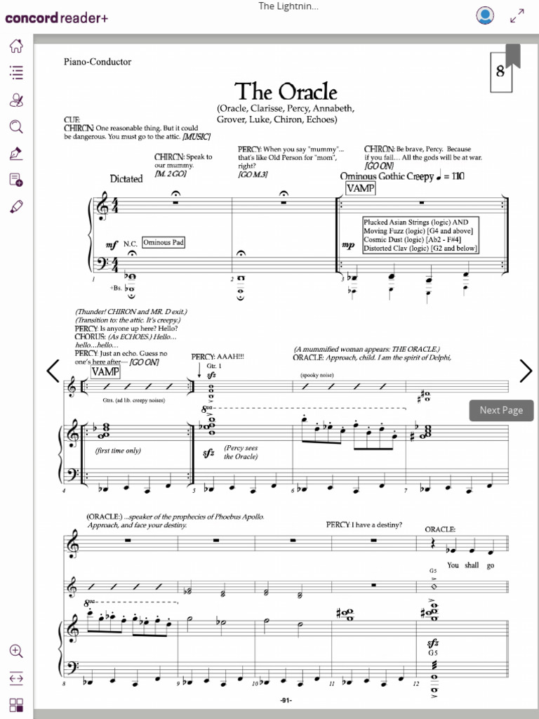 The Lightning Thief - Score Perusal 4 | PDF | Rick Riordan | Young Adult Fantasy Novels