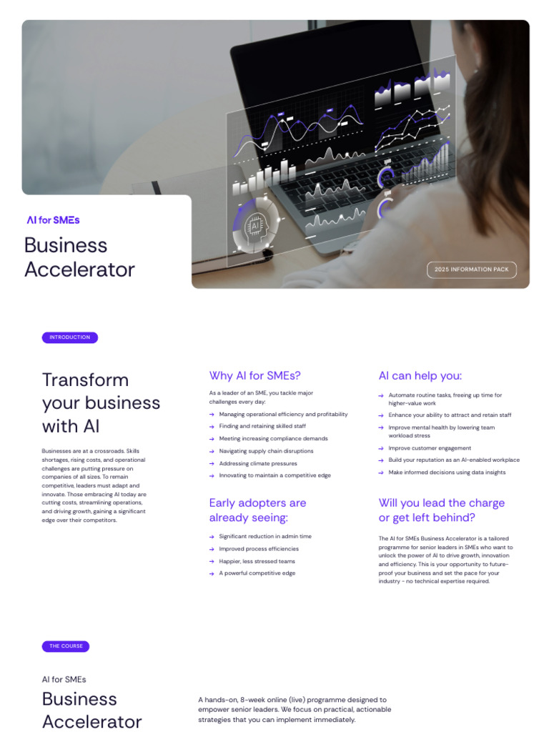 AI For SMEs Business Accelerator | PDF | Artificial Intelligence | Intelligence (AI) & Semantics