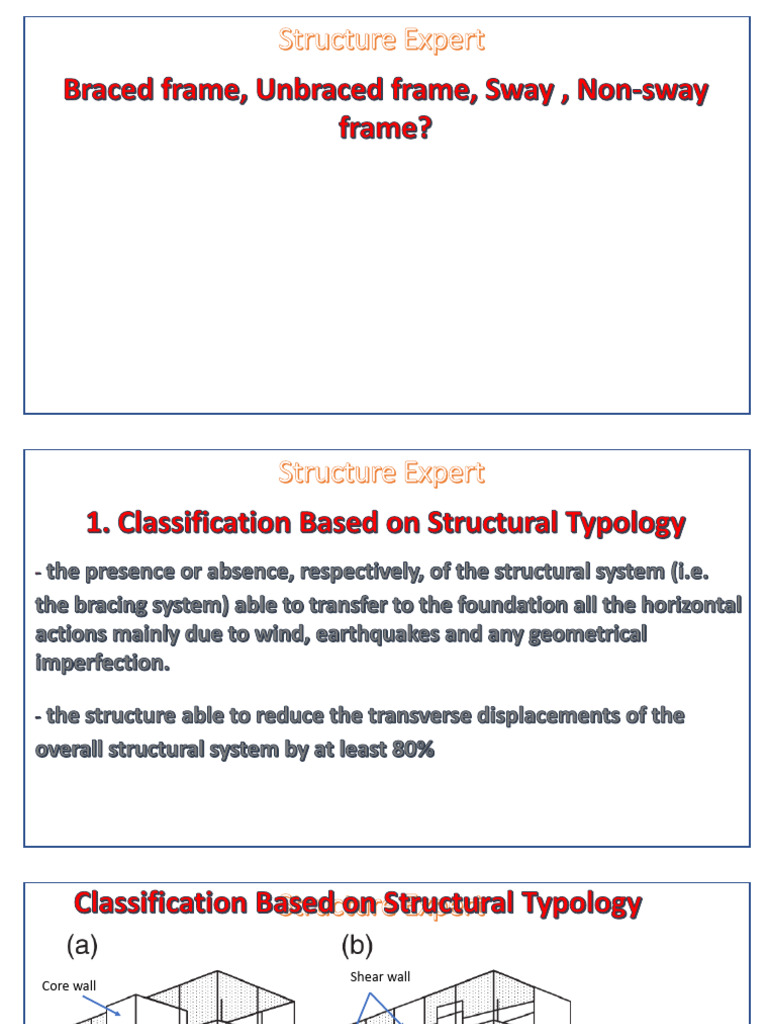 Sway Non Sway Frame Amplification Factor | PDF | Beam (Structure) | Bending