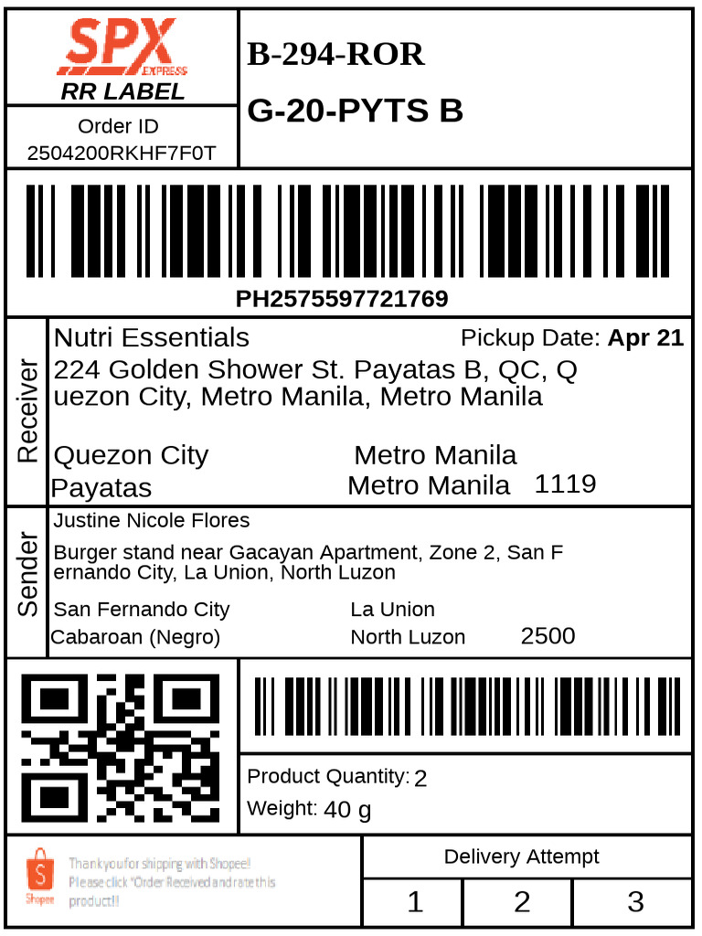 Get Return Label | PDF