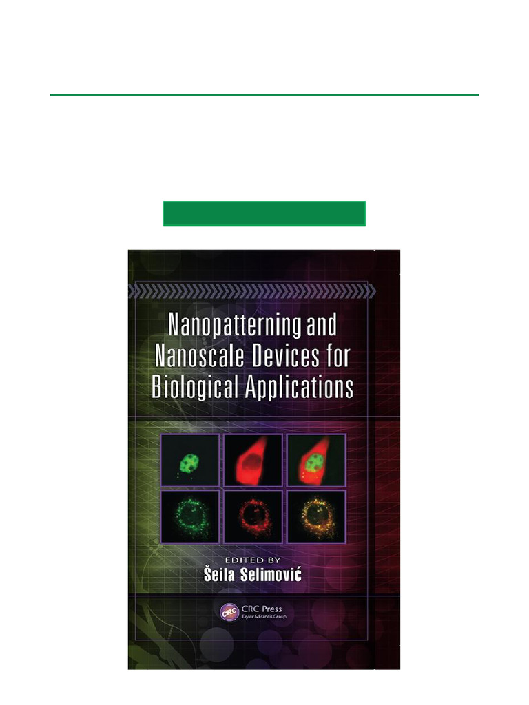 Nanopatterning and Nanoscale Devices For Biological Applications 1st ...