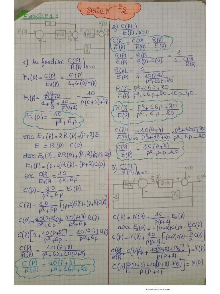 Corr TD2 Automatique | PDF