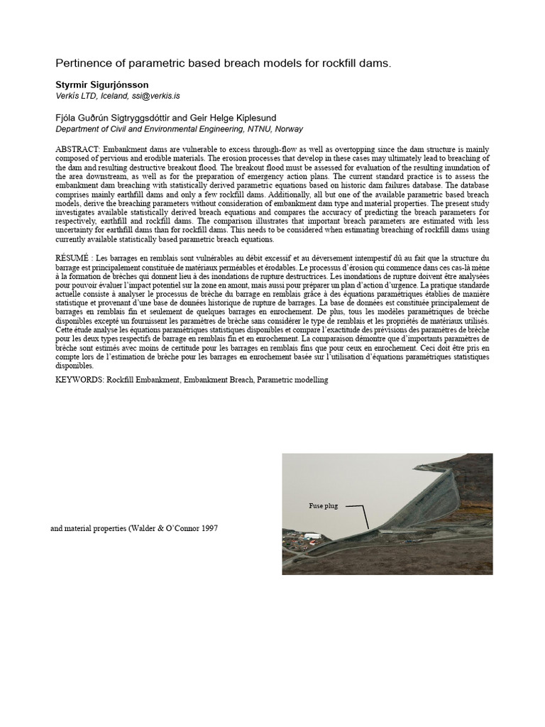 2022 - Sigurjonsson Et Al - Pertinence of Parametric Based Breach ...