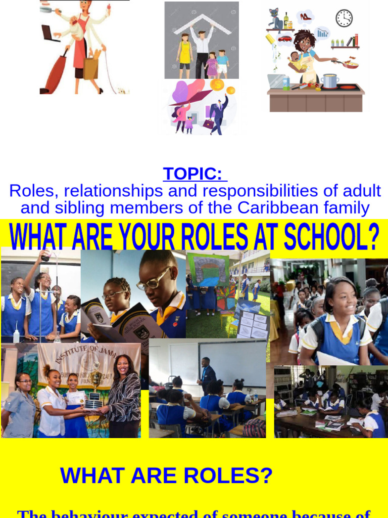 Roles and Responsibilities of The Family. | PDF | Family ...