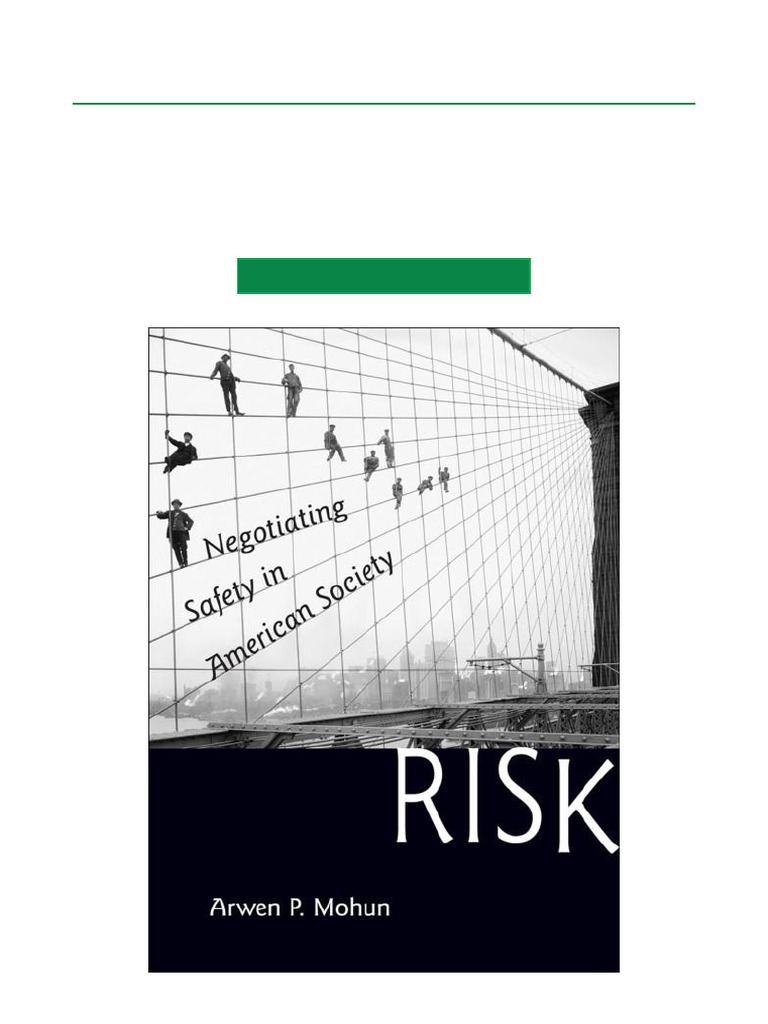 Risk Negotiating Safety in American Society Full Text Download | PDF ...