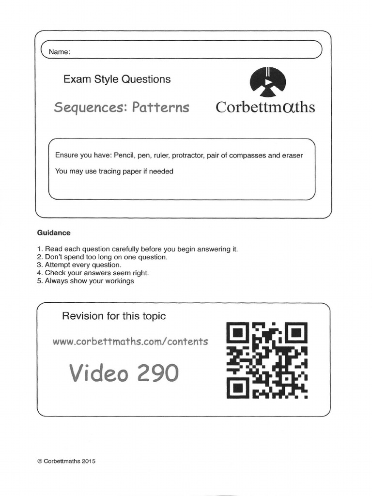 Patterns-answers | PDF