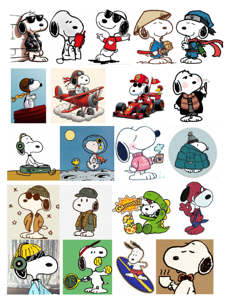 Snoopy Sticker 2 | PDF