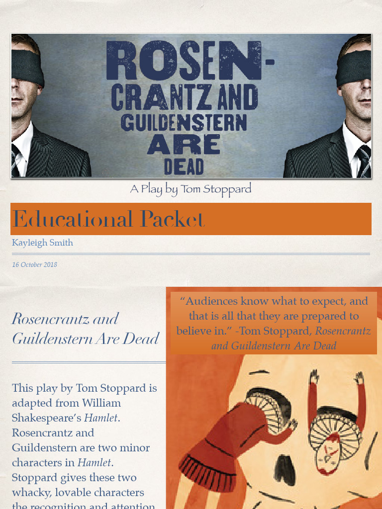 Educational Packet and Actor Packet | PDF | Hamlet