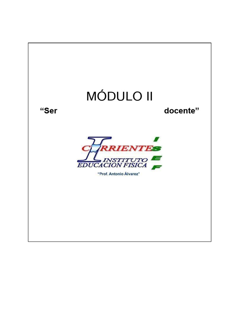 Cuadernillo Modulo II-Año 2025 | PDF | Maestros | Enseñando