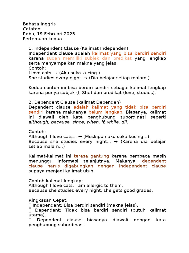 English Note Sems 2 | PDF | Verb | Predicate (Grammar)