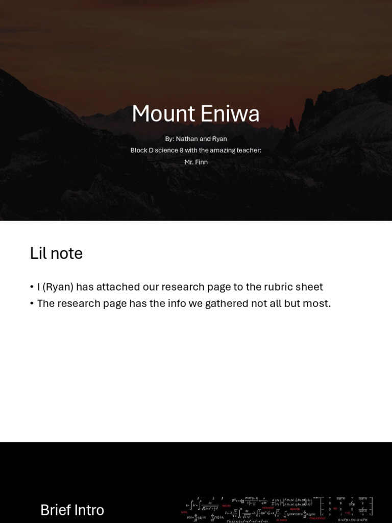 Volcano Research Project Mount Eniwa | PDF | Volcano | Types Of ...