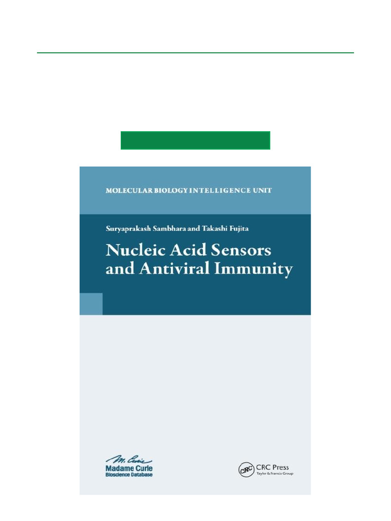 Nucleic Acid Sensors and Antiviral Immunity, 1st Edition Scribd ...