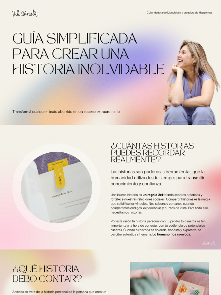 Guía Simplificada para Crear Una Historia Inolvidable | PDF