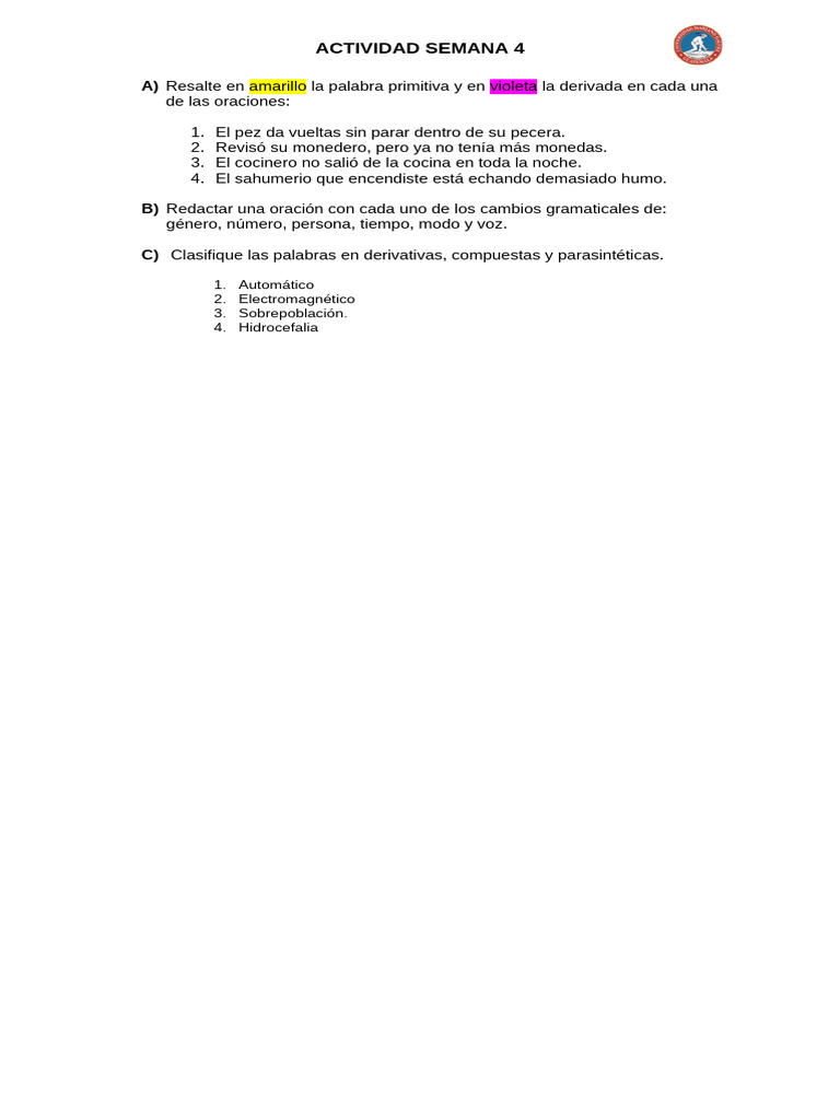 Actividad Semana 4 | PDF