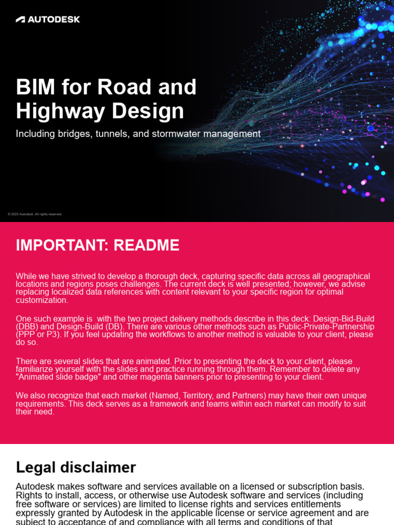 AEC BIM For Road & Highway Design Solution Deck (EN) | PDF | Building ...