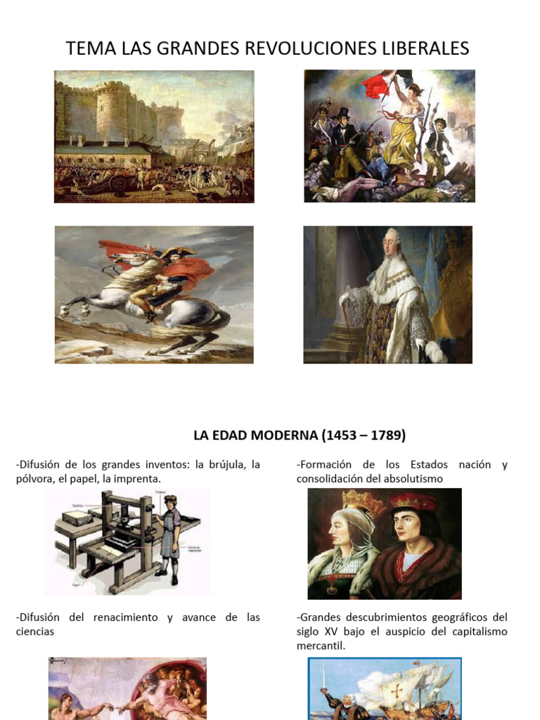 Diapositiva - Las Grandes Revoluciones Liberales | PDF | Maximilien ...