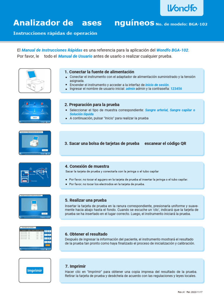 BGA102 Instrucción Rápida de Uso - ES | PDF | Informática