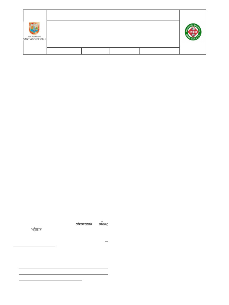 GU-A DE TRABAJO 2. Introducci-N A Las Ciencias Econ-Micas y Pol-Ticas. G.10 | PDF | Ciencias ...