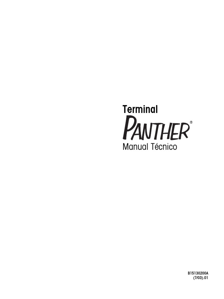 Manual Panther | PDF | Terminal de computadora | Software