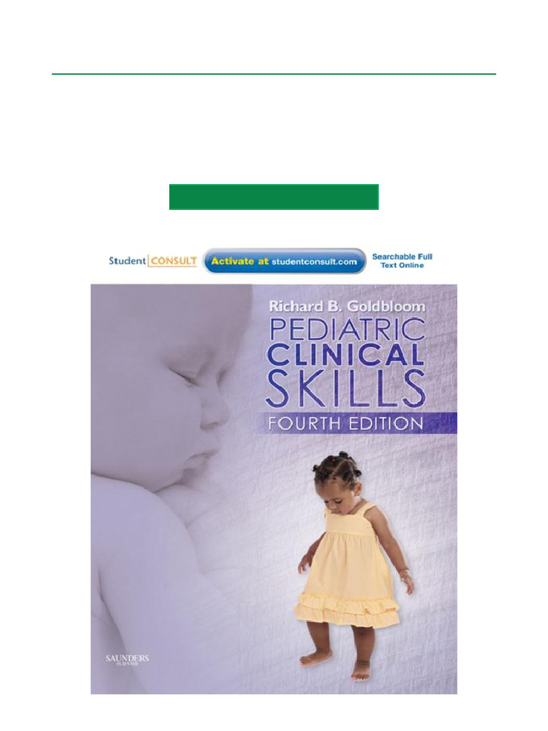 Pediatric Clinical Skills, 4th Edition | PDF | Pediatrics | Doctor Of ...