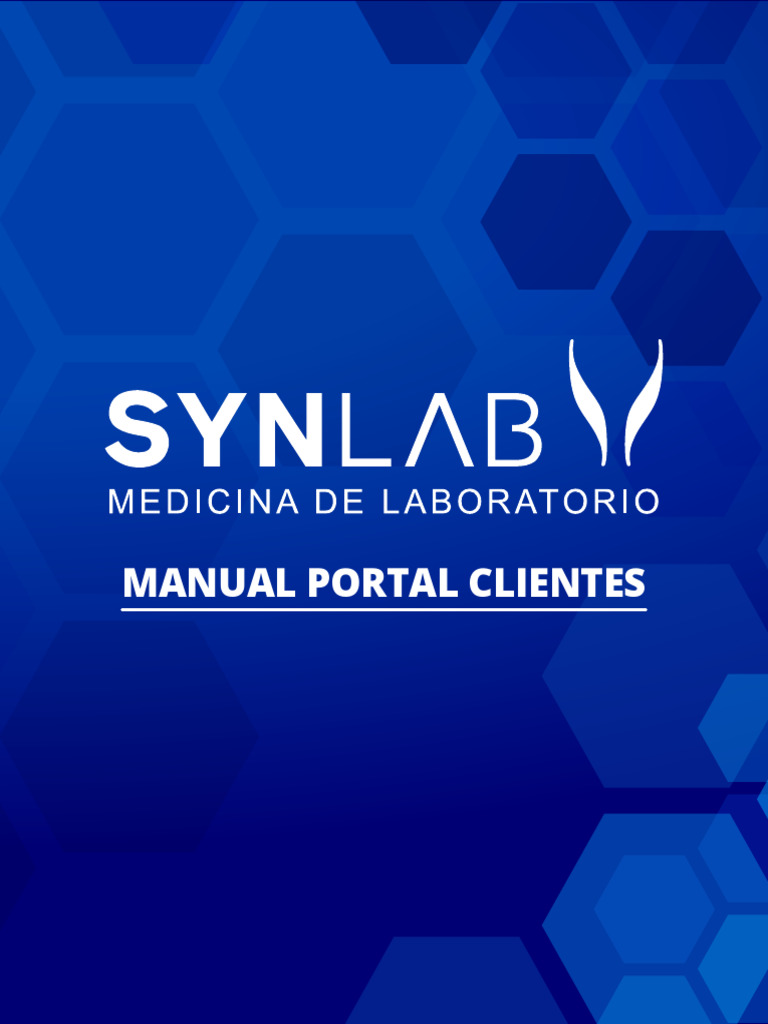 Manual del Portal Clientes SYNLAB | PDF | Botón (Computación) | Ventana ...