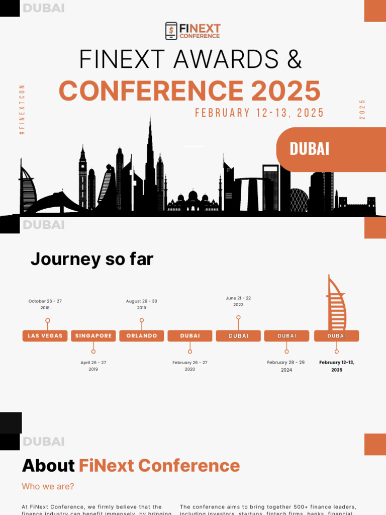 Finext Awards & Conference Dubai 2025 | PDF | Startup Company | Small Business & Entrepreneurs