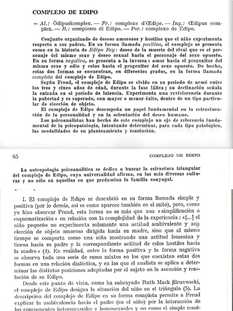 Complejo de Edipo | PDF