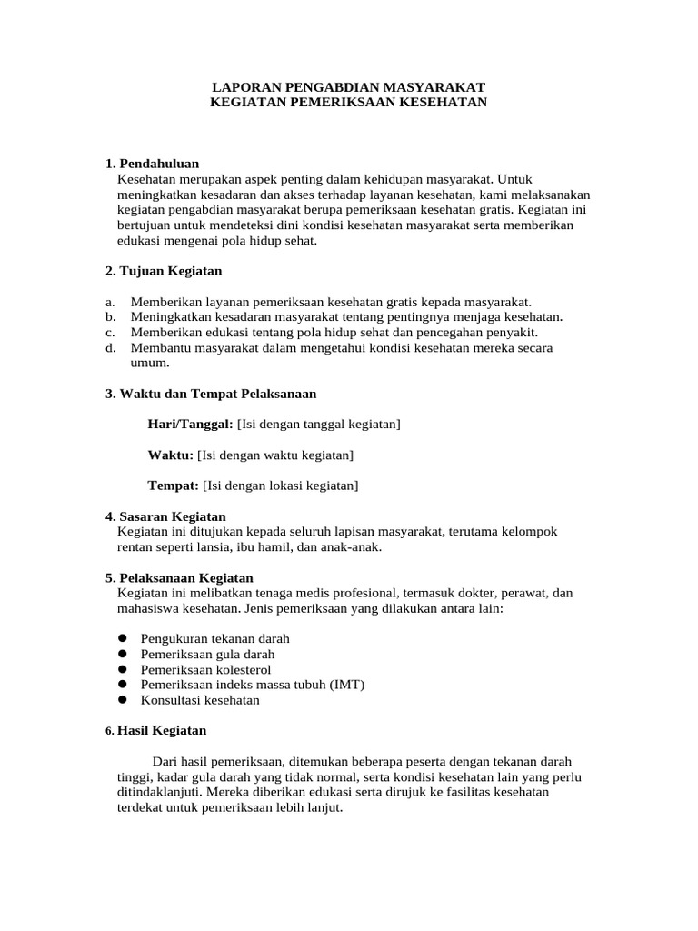 LAPORAN PENGABDIAN MASYARAKAT_ PX Kesh Gratis | PDF