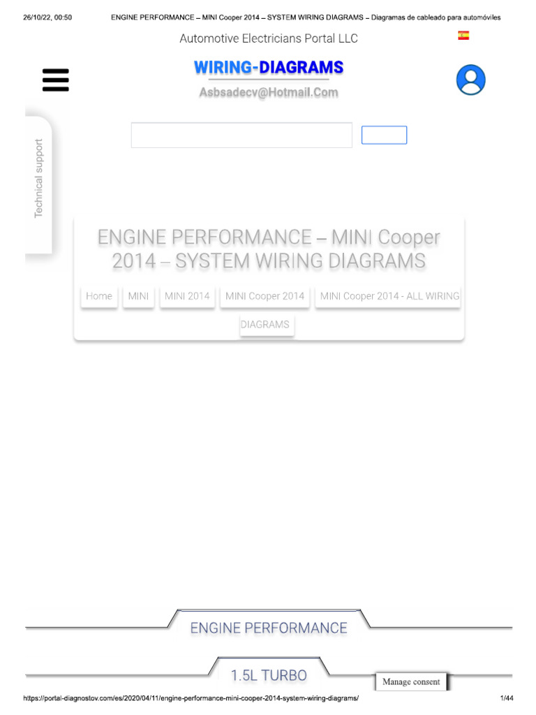 Diagrama Ecu Mini 2014 | PDF