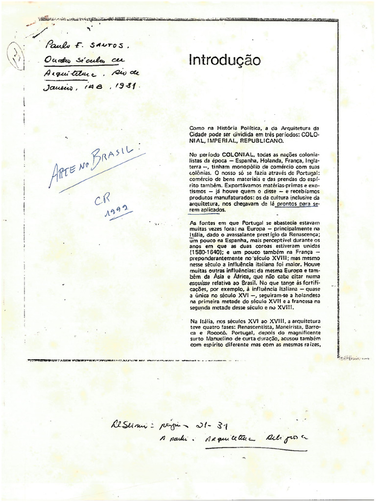 Quatro Secs Arquitetura 250110 133225 | PDF