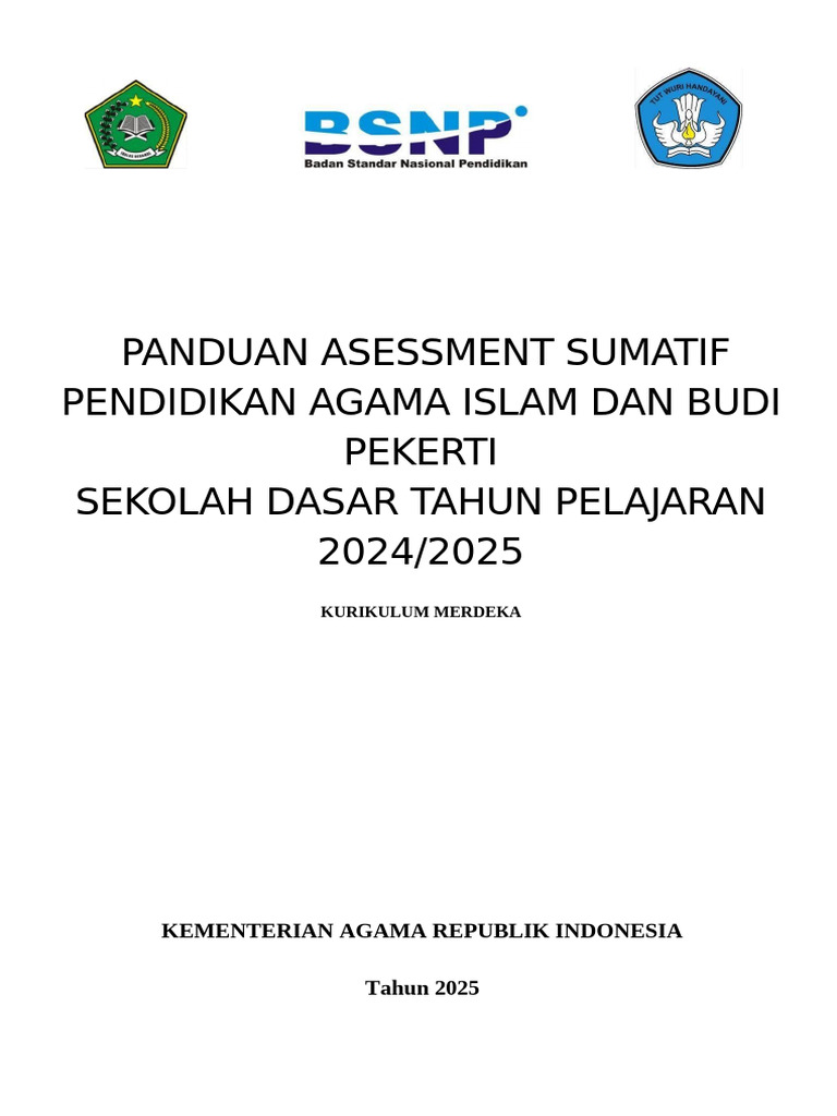 PANDUAN ASESSMENT UJIAN PRAKTIK KELAS 6 TAHUN 2025 | PDF