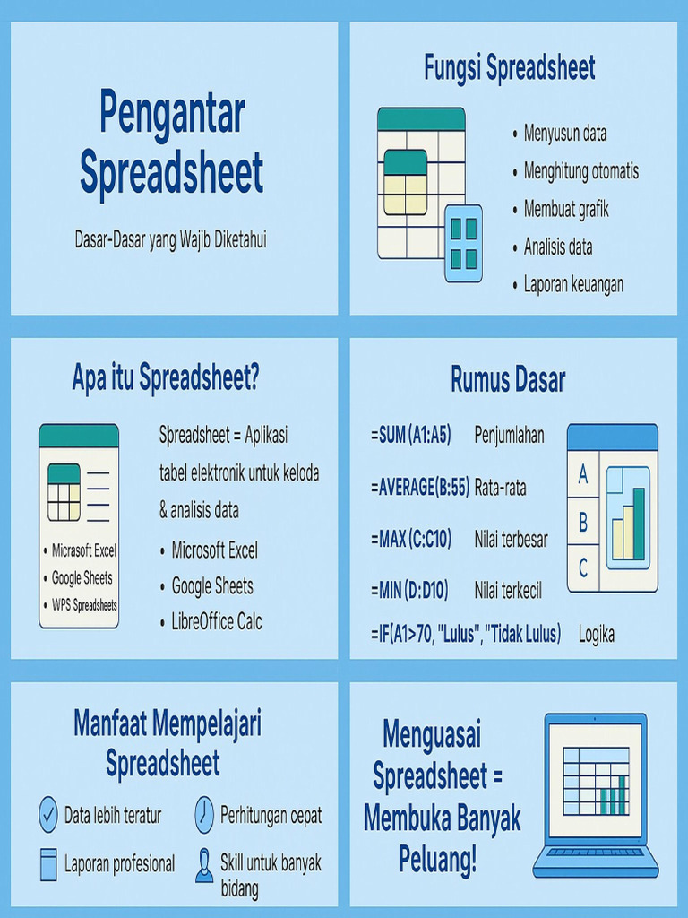 Poster Spreadsheet A4 Fullscreen | PDF