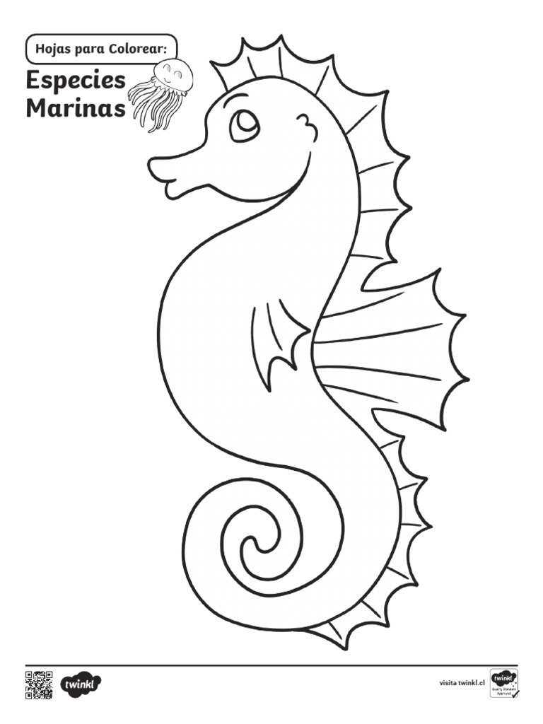 Animales Marinos Colorear | PDF