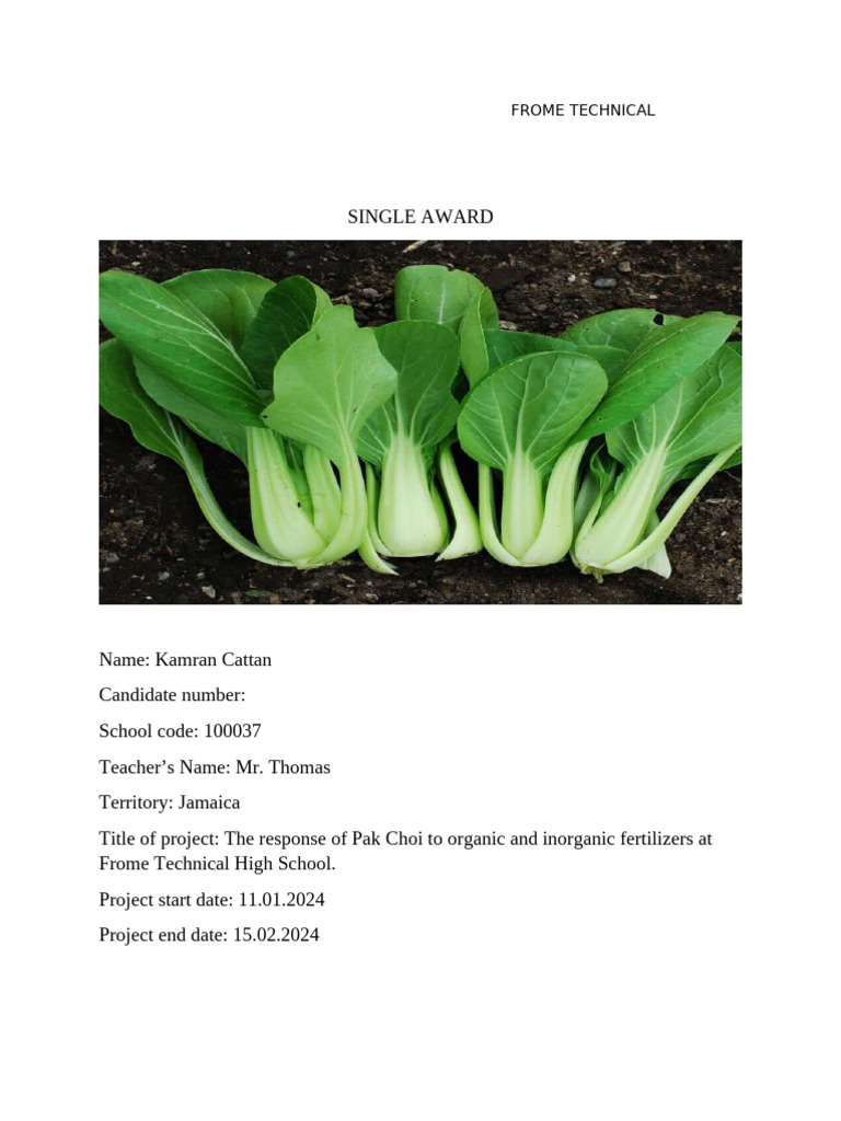 Cattan Crop Production SBA | PDF | Agriculture