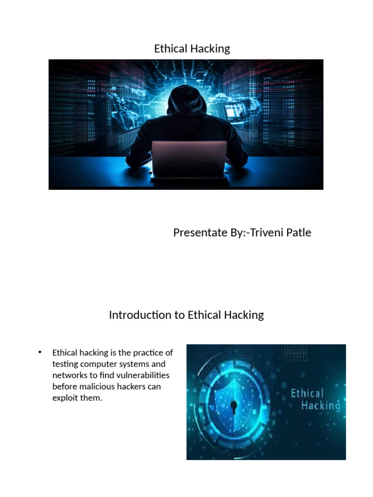 Ethical Hacking Presentation | PDF