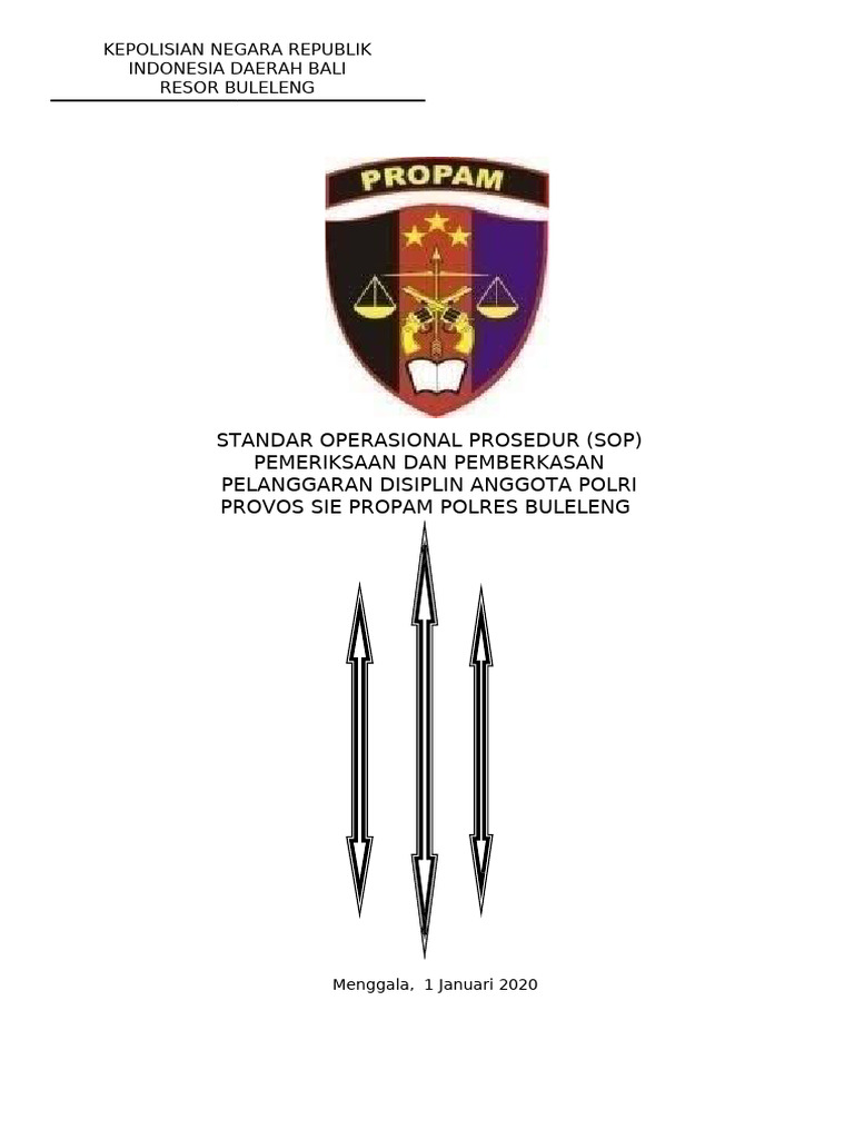 SOP Pemeriksaan Disiplin Anggota Polri | PDF