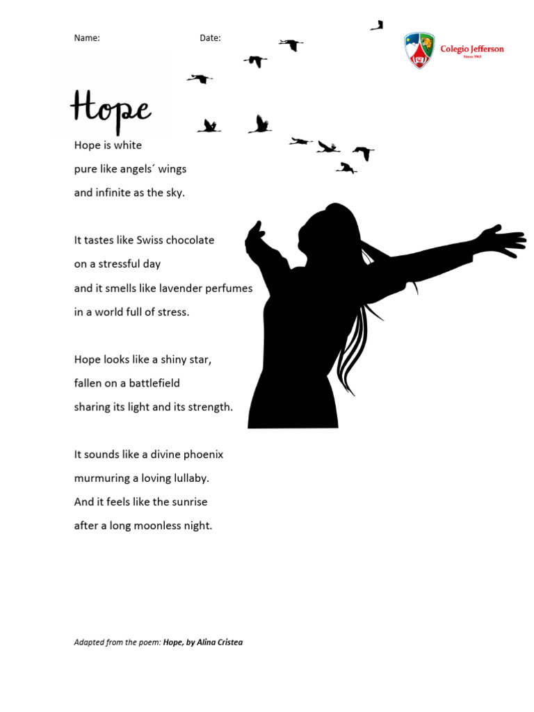 Hope Poem For Kids | PDF