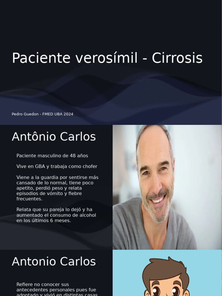 Paciente verosímil - Cirrosis | PDF