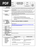 Grade 5 Multimedia Elements Lesson Plan | PDF | Multimedia | Learning