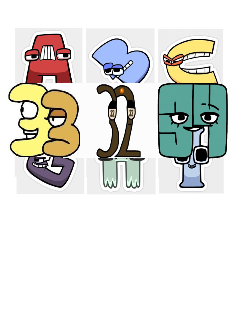 Alphabet Lore Sticker | PDF