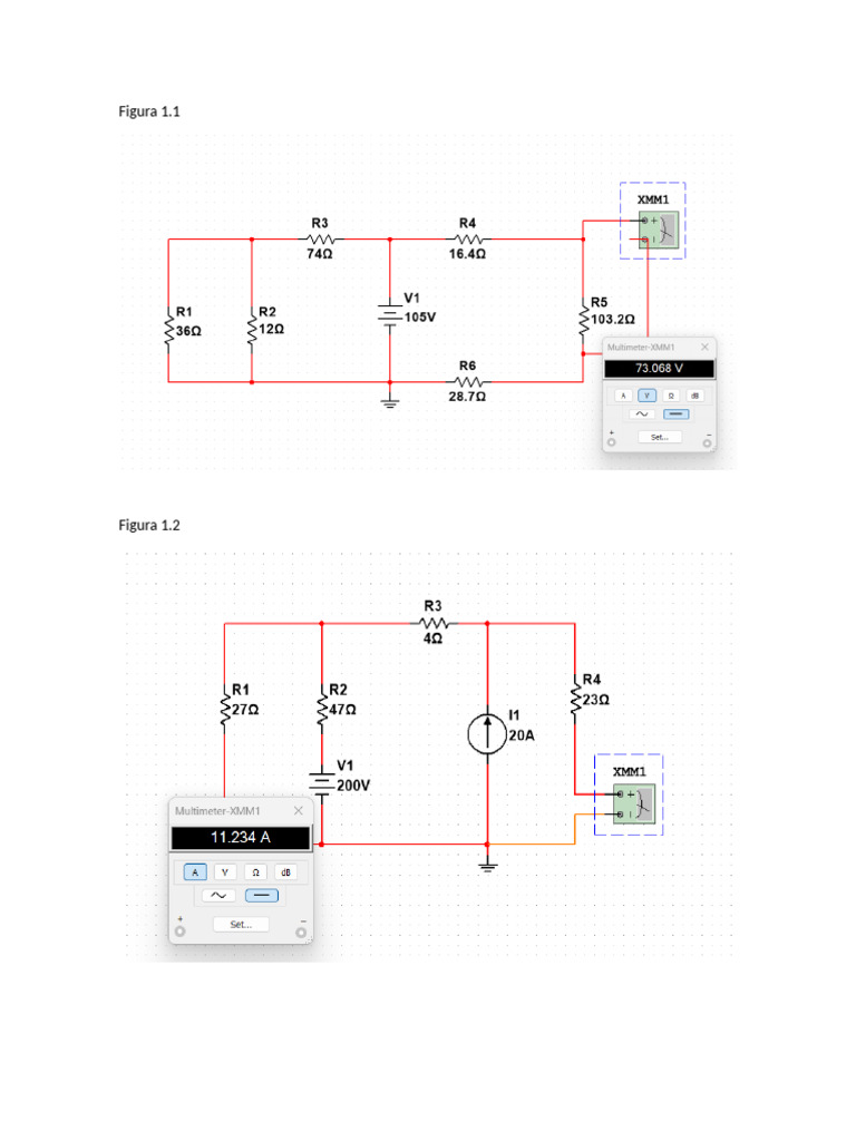 Circuitos (Practica 1) | PDF