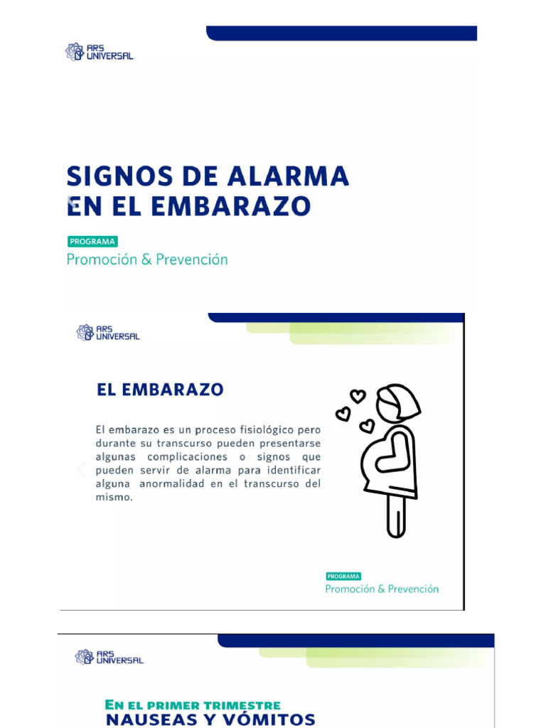 Signos de Alarma | PDF